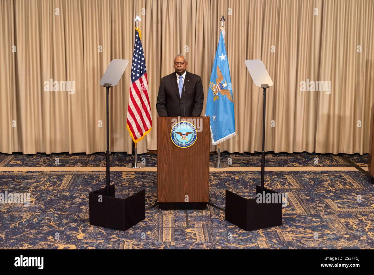 Press conference with U.S. Secretary of Defense LLOYD J. AUSTIN III at ...