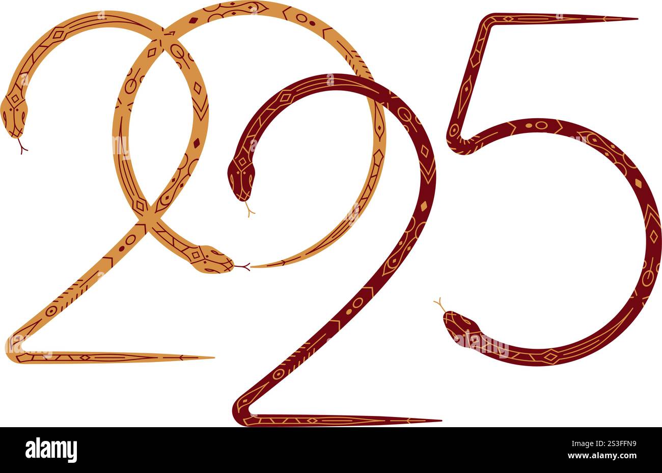 Happy chinese new year 2025 the snake zodiac sign. Happy Lunar New Year ...