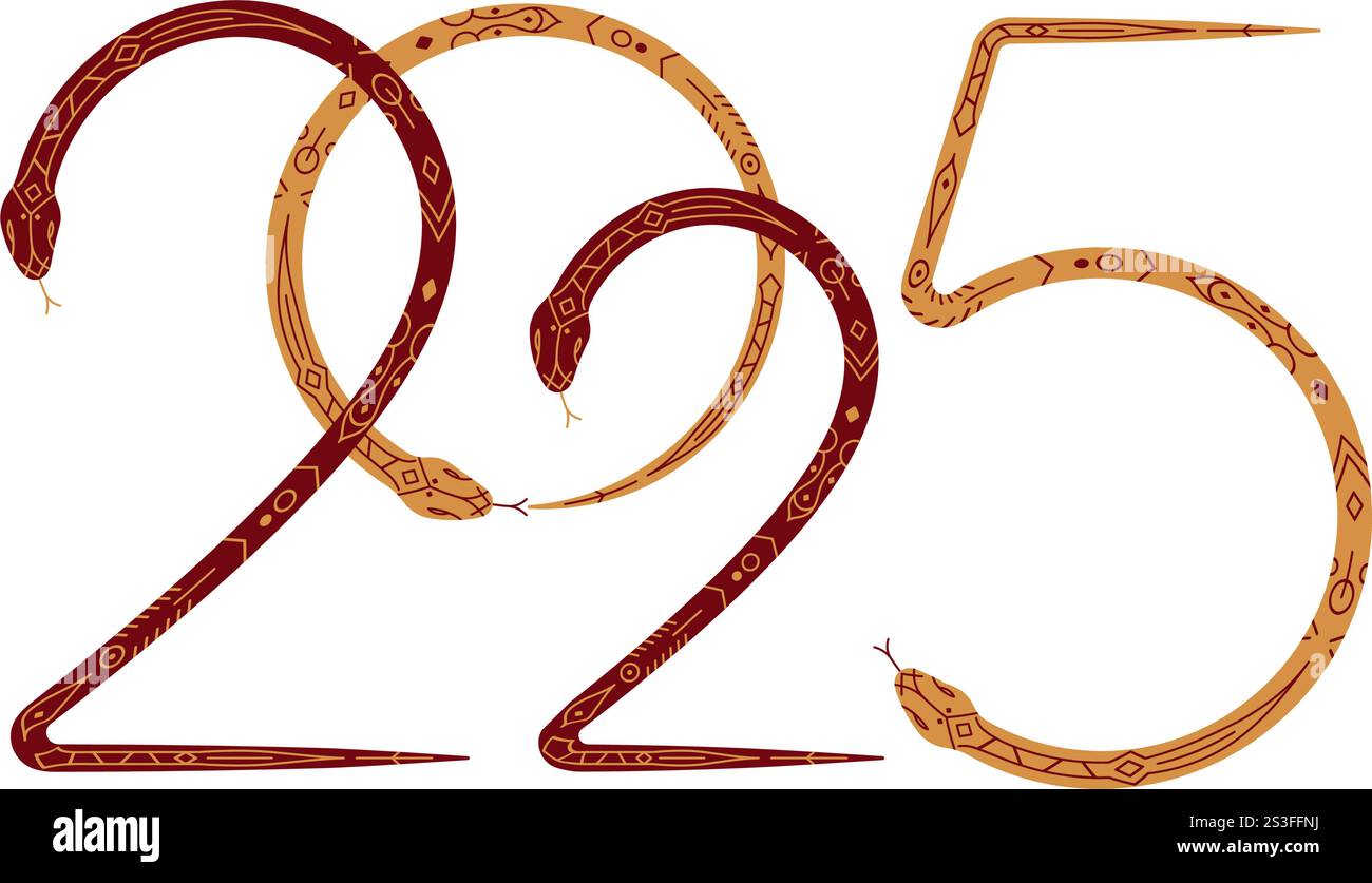 Happy chinese new year 2025 the snake zodiac sign. Happy Lunar New Year ...