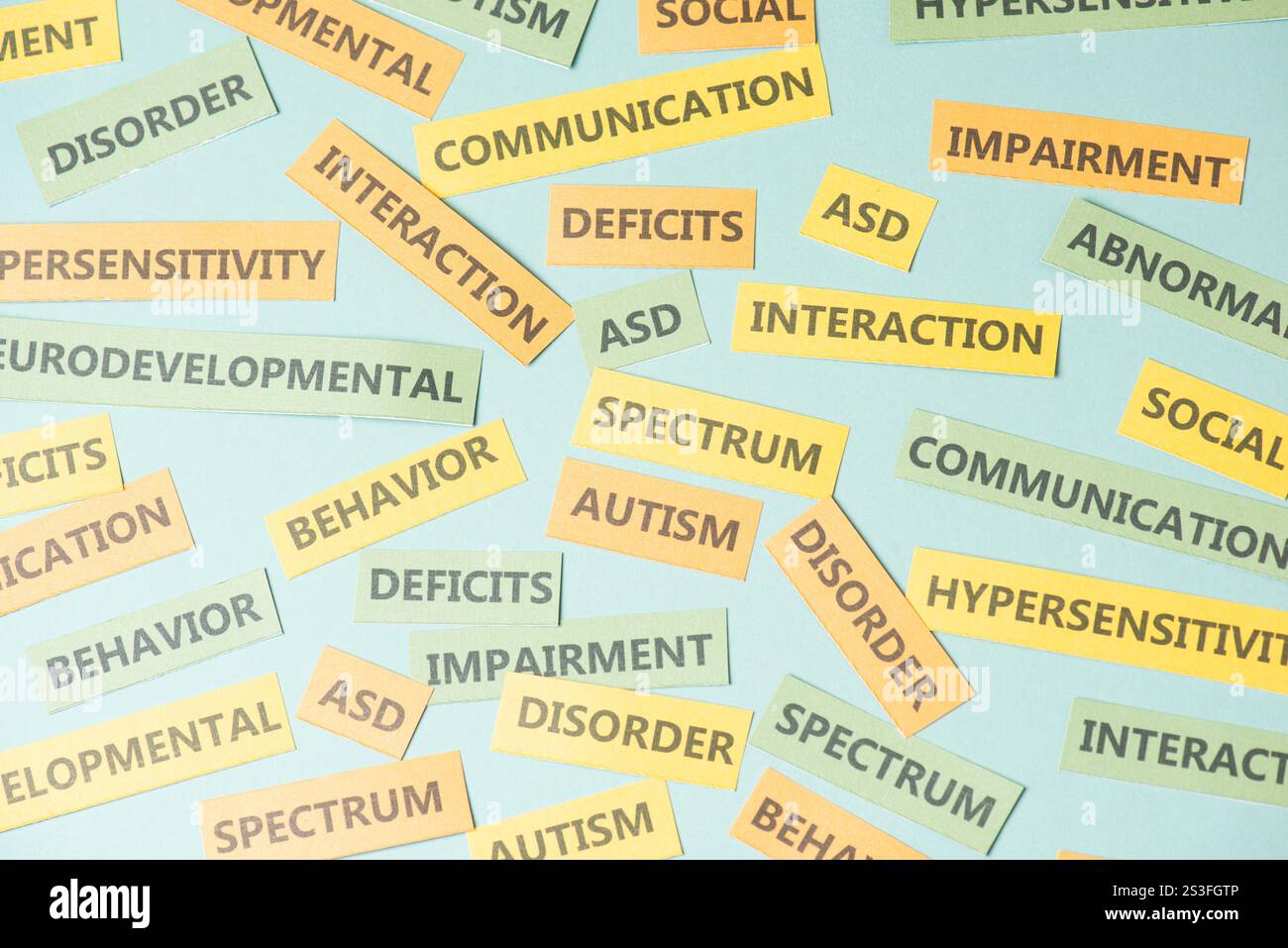 ASD autism neurodevelopmental spectrum disorder, deficits in social ...