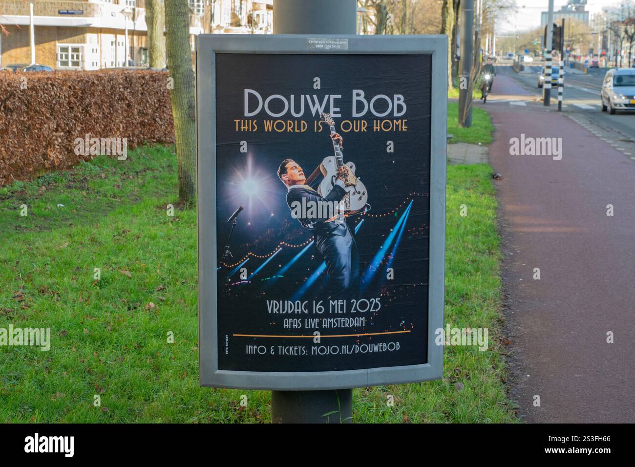 Billboard Douwe Bob At Amsterdam The Netherlands 9-1-2025 Stock Photo ...