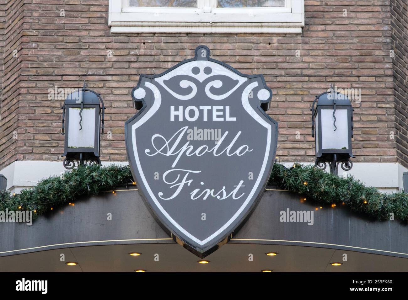 Hotel Apollo First Building At Amsterdam The Netherlands 9-1-2025 Stock ...