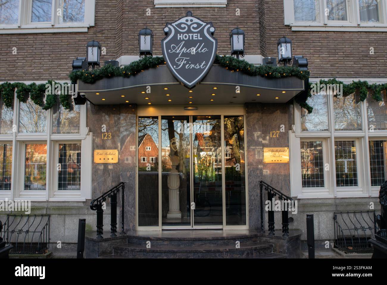 Hotel Apollo First Building At Amsterdam The Netherlands 9-1-2025 Stock ...