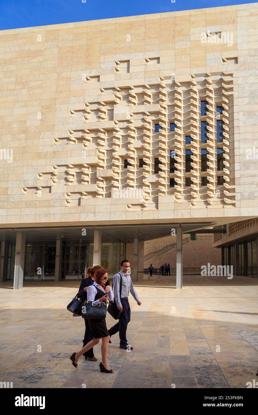 Parliament building, Valletta, Malta Stock Photo - Alamy