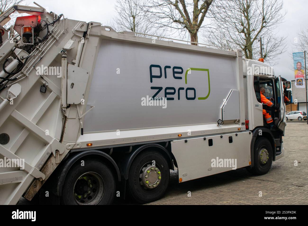 Pre Zero Garbage Truck At Amsterdam The Netherlands 6-1-2025 Stock ...