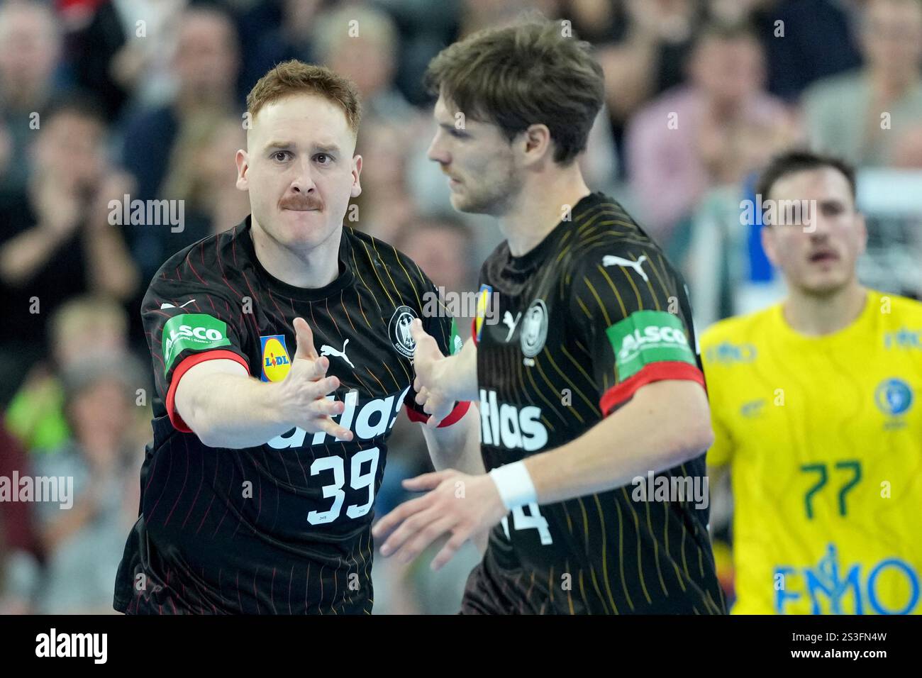 Flensburg, Germany. 09th Jan, 2025. Handball, international match ...