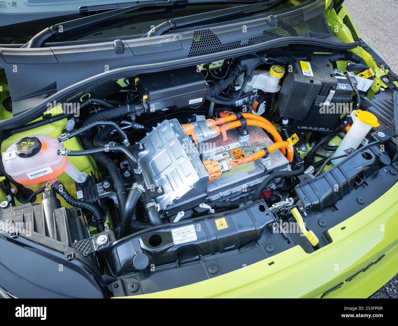 Hong Kong, China Dec 24 , 2024 : Abarth 500e EV Motor Dec 24, 2024 in ...