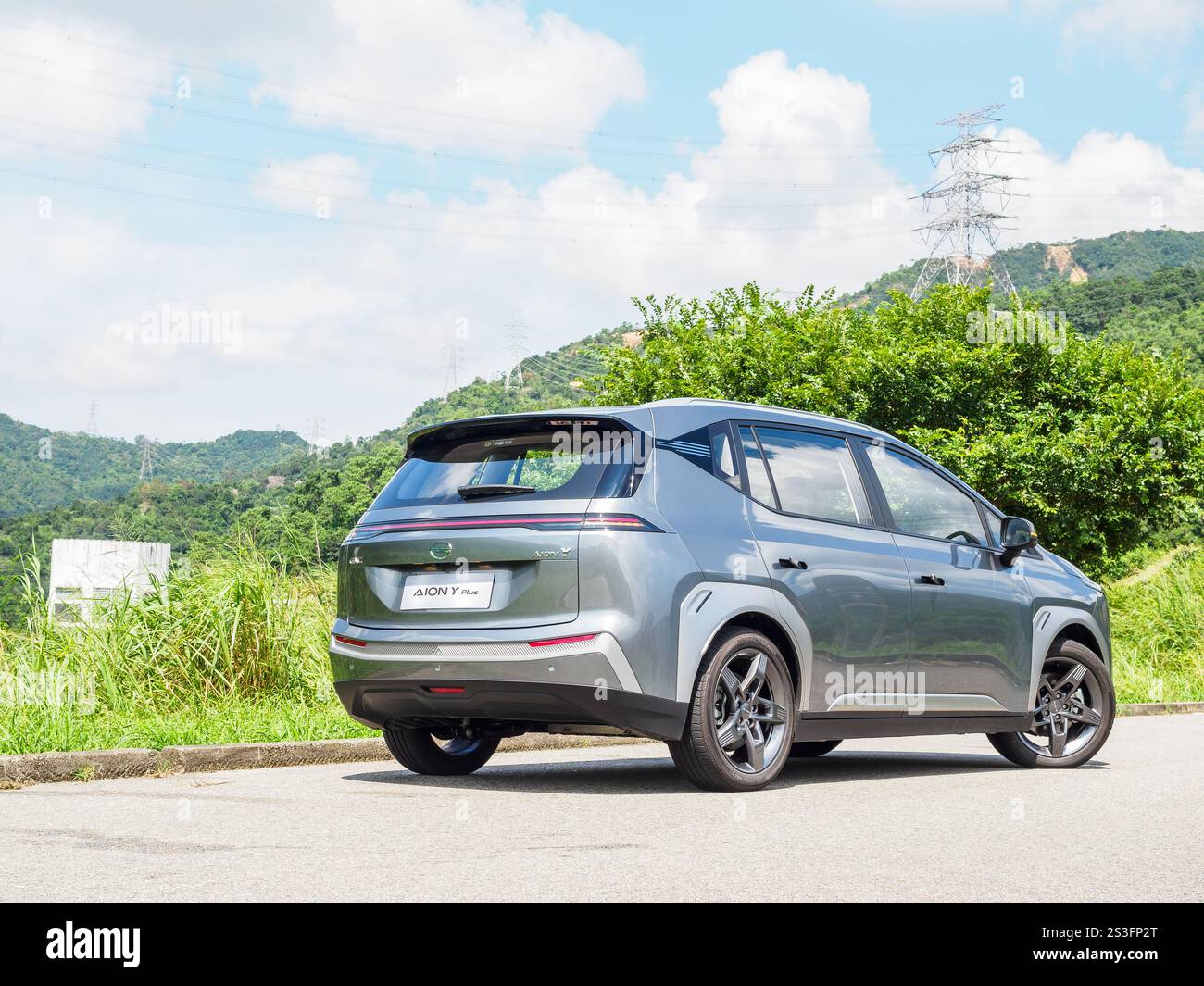 Hong Kong, China Oct 11 , 2024 : AION Y Plus Test Drive Day Oct 23 2024 ...