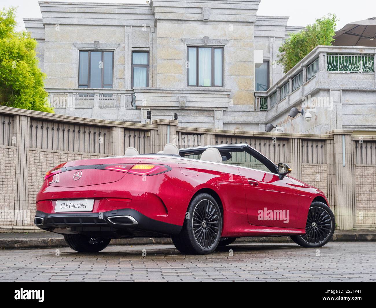 Hong Kong, China Aug 20 , 2024 : Mercedes-Benz CLE 200 Convertible Tedy ...