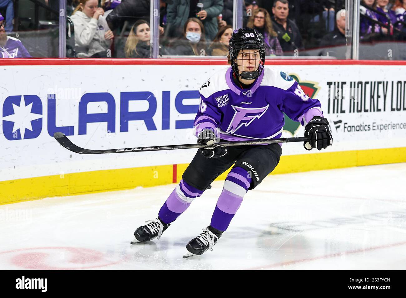 January 8th, 2025: Minnesota Frost forward Michela Cava (86) looks on ...