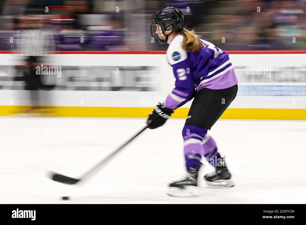 January 8th, 2025: Minnesota Frost defender Lee Stecklein (2) skates ...