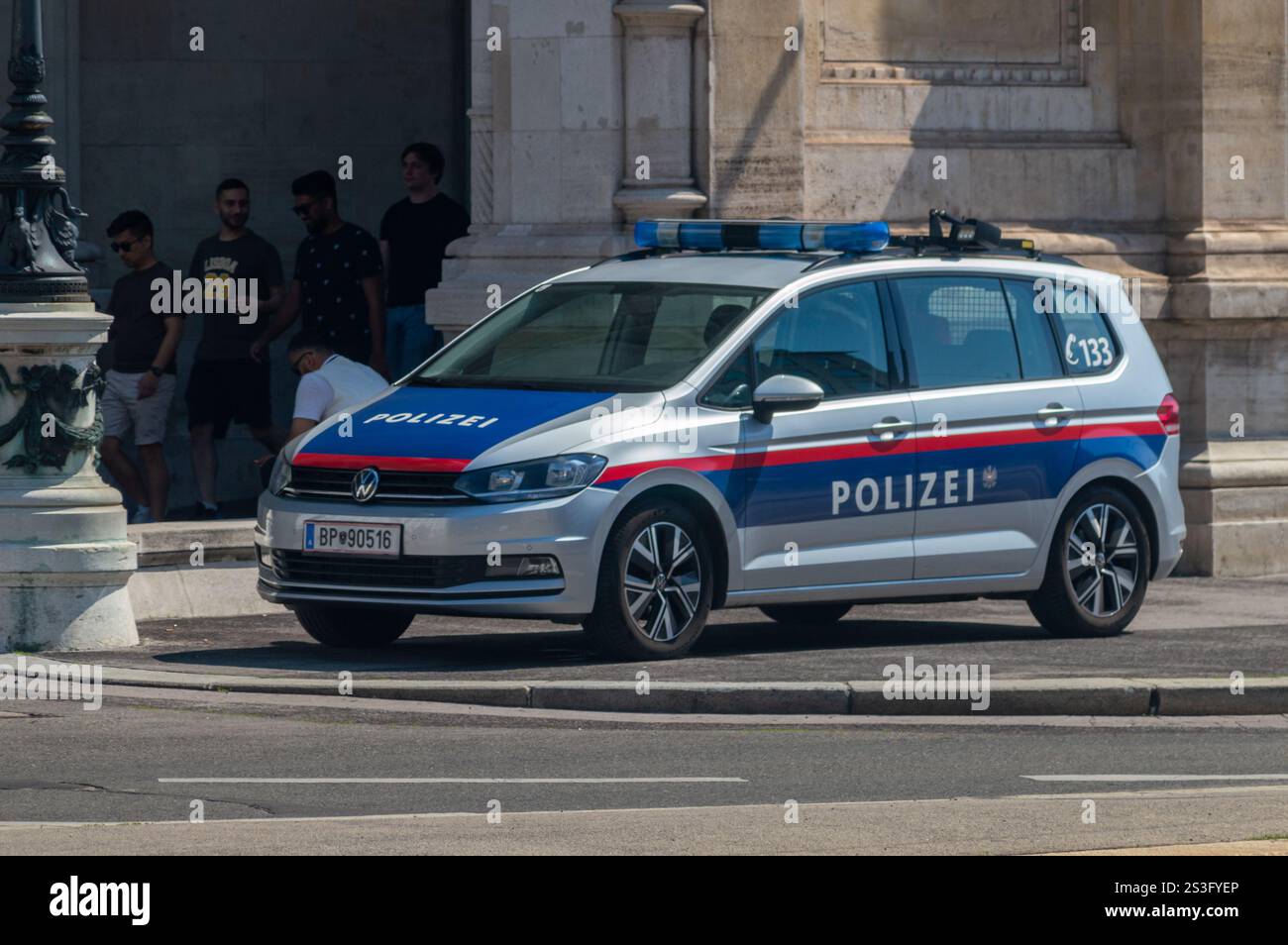 Vienna, Austria - June 8, 2024: Austrian Police (Polizei) car Stock ...