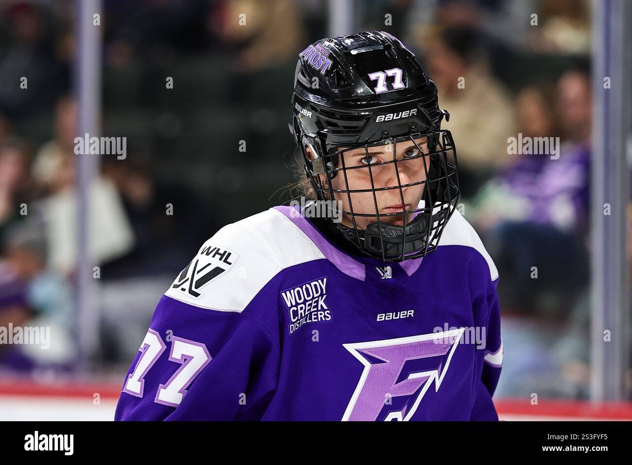 January 8th, 2025: Minnesota Frost forward Britta Curl-Salemme (77 ...