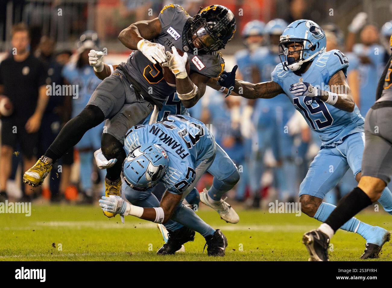 Toronto, Can. 20th Sep, 2024. Toronto Argonauts defensive back Benjie ...