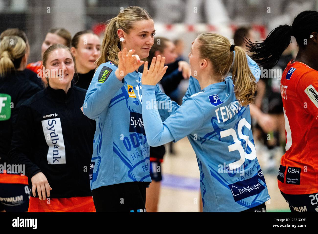 Copenhagen, Denmark. 08th, January 2025. Andrea Norklit Jorgensen (12 ...