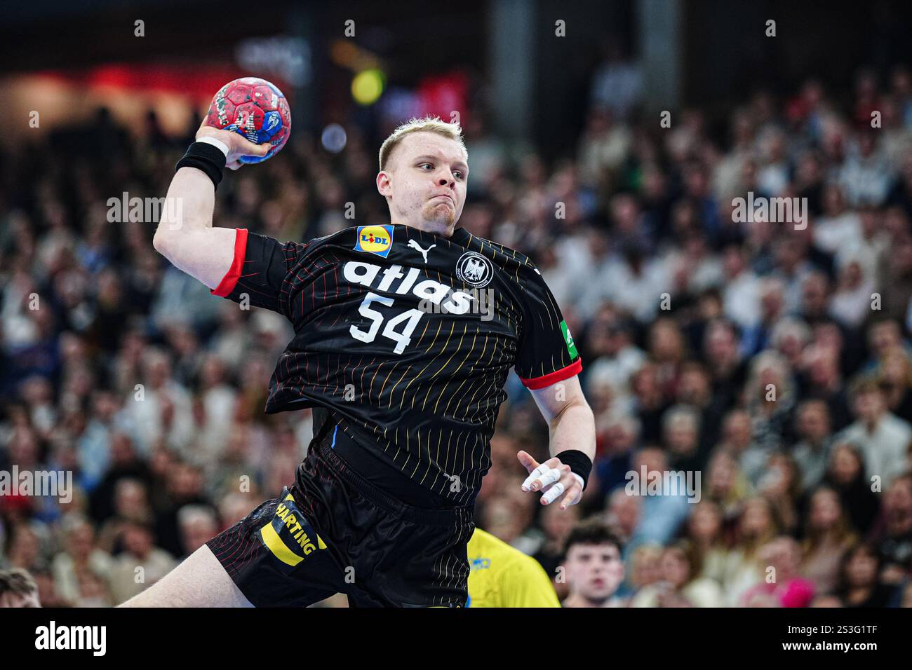 Wurf/Tor Justus Fischer (Deutschland, #54) GER, Deutschland vs ...