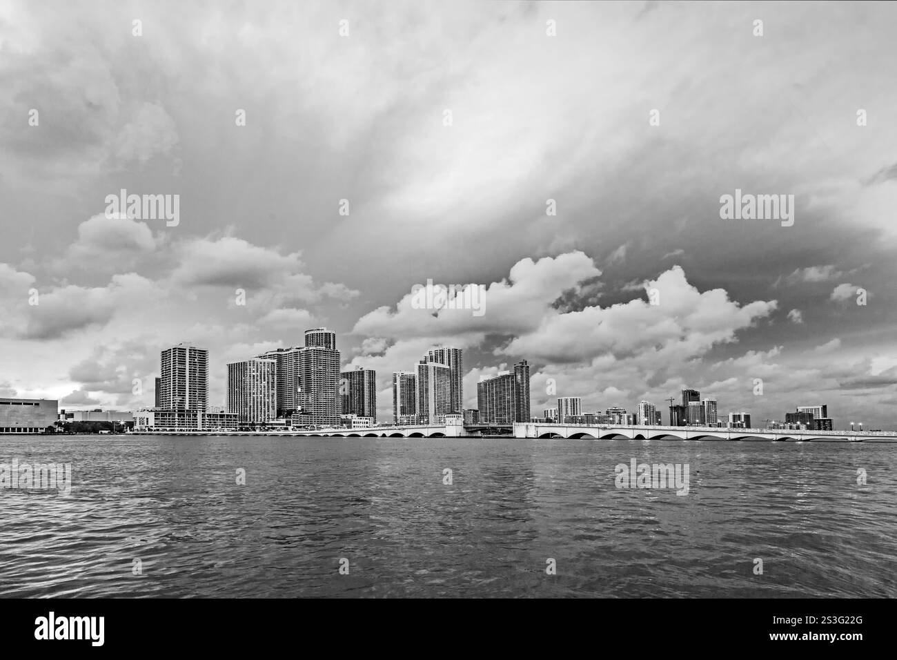 Colorful florida sunset Black and White Stock Photos & Images - Alamy