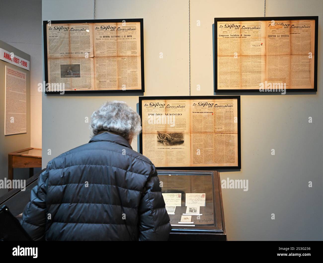 Milan, . 09th Jan, 2025. Milan, Italy I, Anna Kuliscioff documentary ...