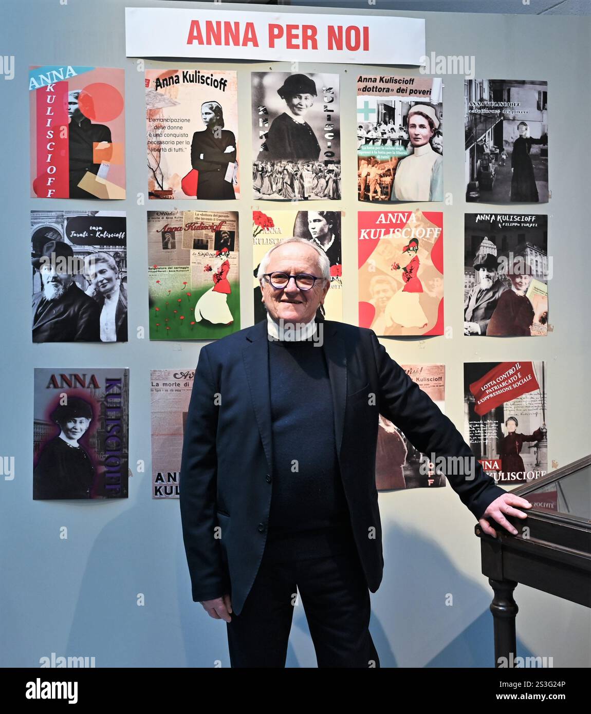 Milan, . 09th Jan, 2025. Milan, Italy I, Anna Kuliscioff documentary ...