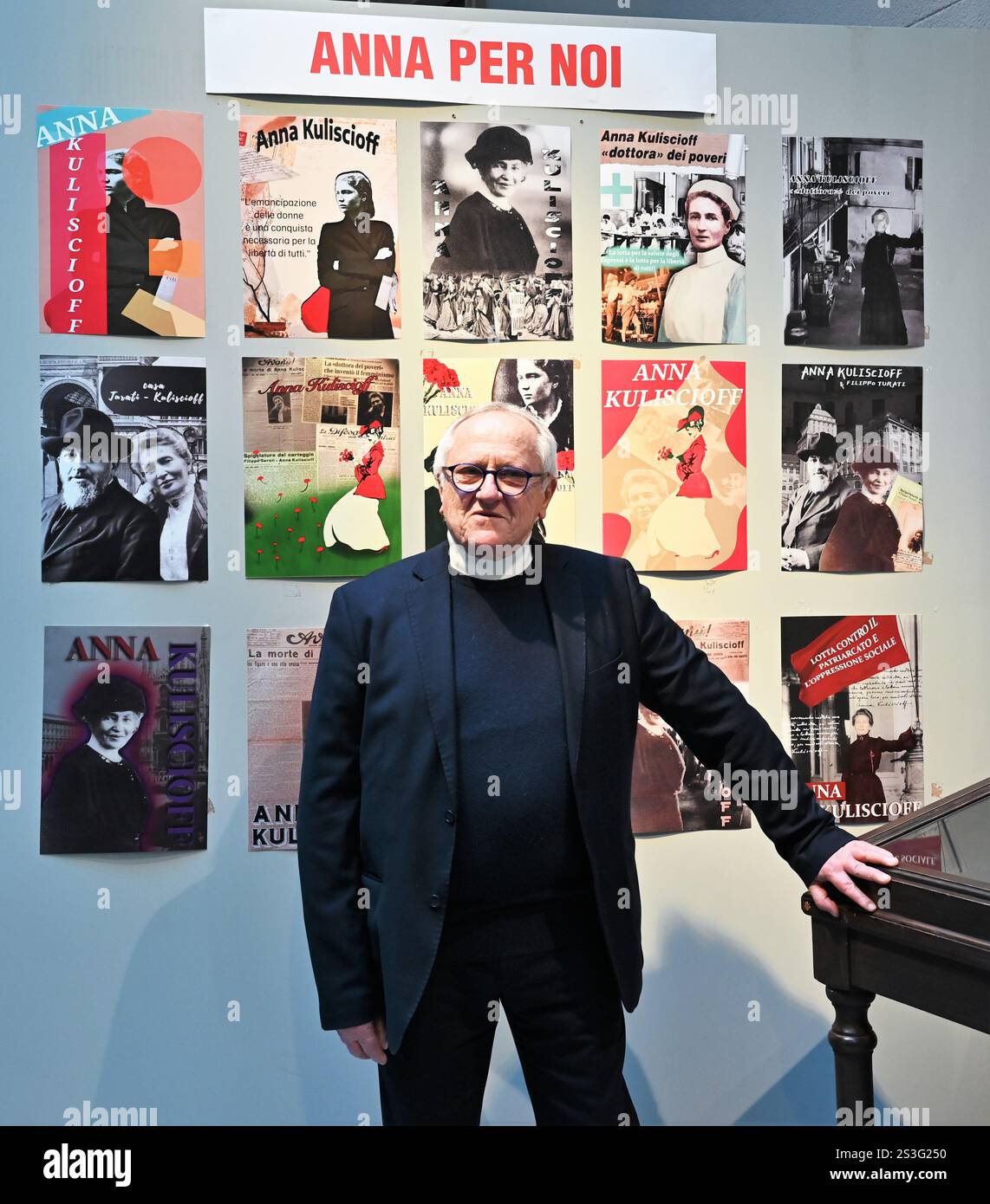 Milan, . 09th Jan, 2025. Milan, Italy I, Anna Kuliscioff documentary ...