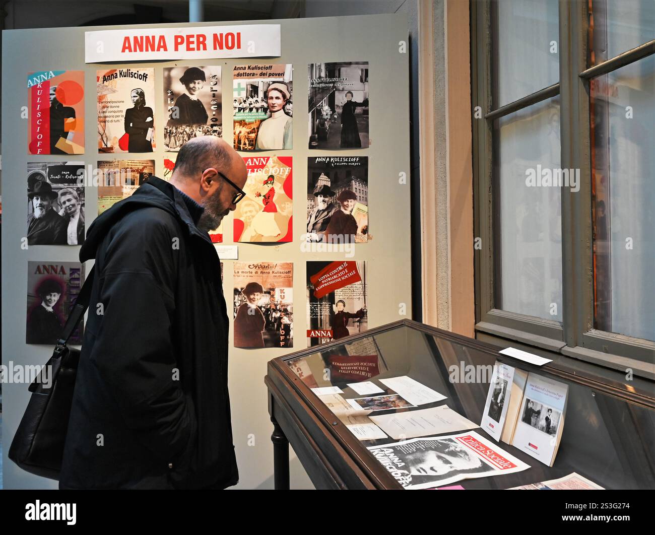 Milan, . 09th Jan, 2025. Milan, Italy I, Anna Kuliscioff documentary ...