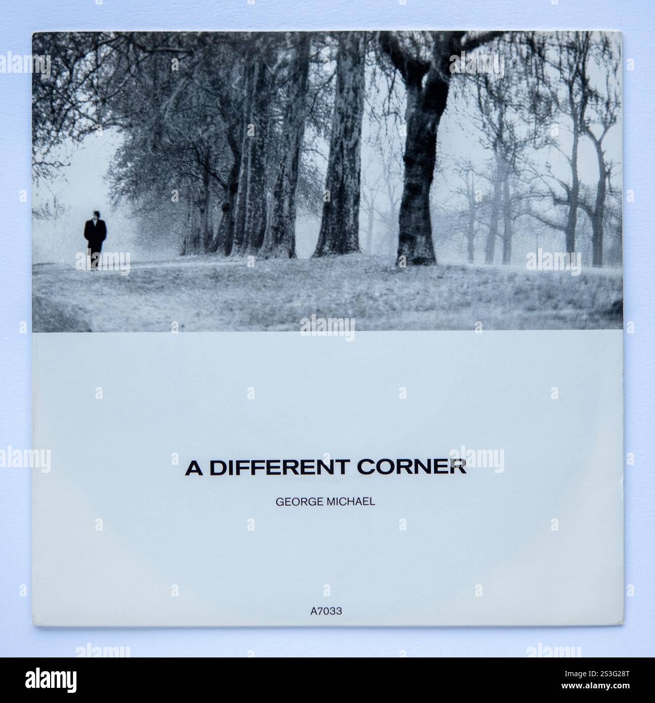 Picture cover of the seven inch single version of A Different Corner by ...
