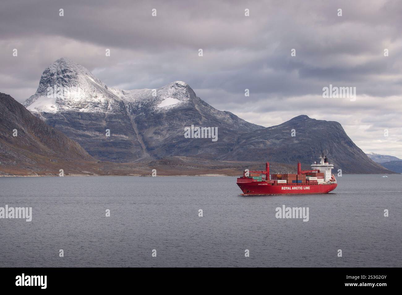 Greenland approach to the capital city Nuuk Stock Photo - Alamy