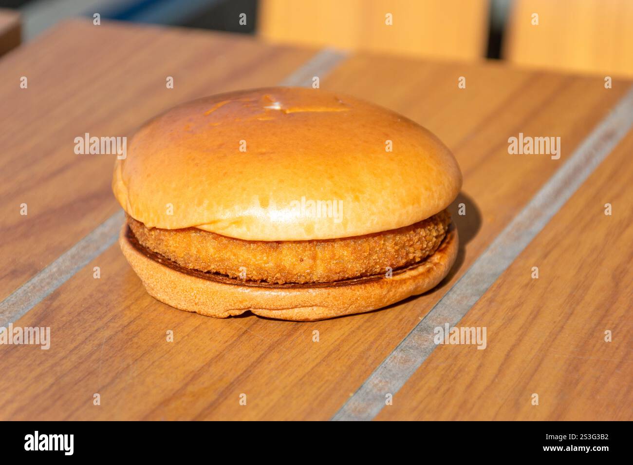 Rotterdam, Netherland - June 19, 2024: McDonalds McKroket burger Stock ...