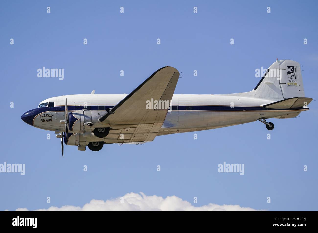 ESKISEHIR, TURKIYE - SEPTEMBER 22, 2024: Private Douglas DC-3A (2204 ...
