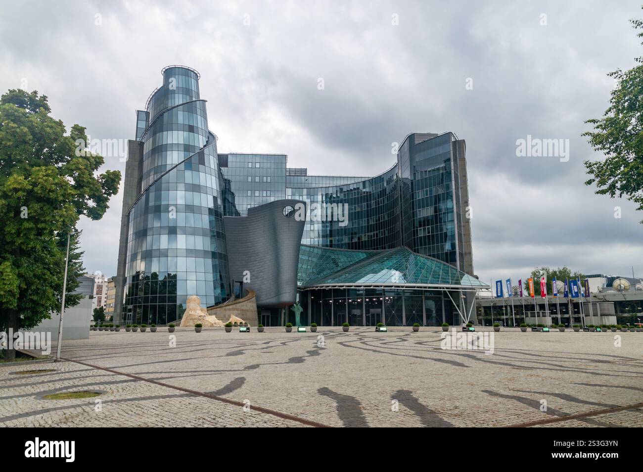 Warsaw, Poland - June 22, 2024: Telewizja Polska TVP builiding at Jan ...