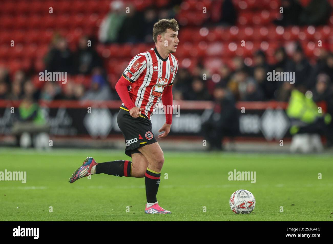 Sheffield, UK. 09th Jan, 2025. Harrison Burrows of Sheffield United ...