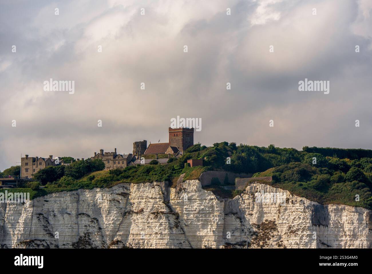 The Old Buidlings On the White Cliffs of Dover Stock Photo - Alamy