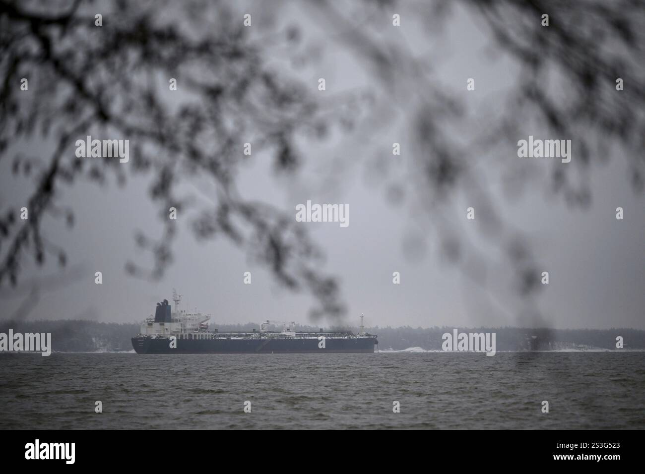 FILE – The oil tanker Eagle S, suspected of the disruption of the ...