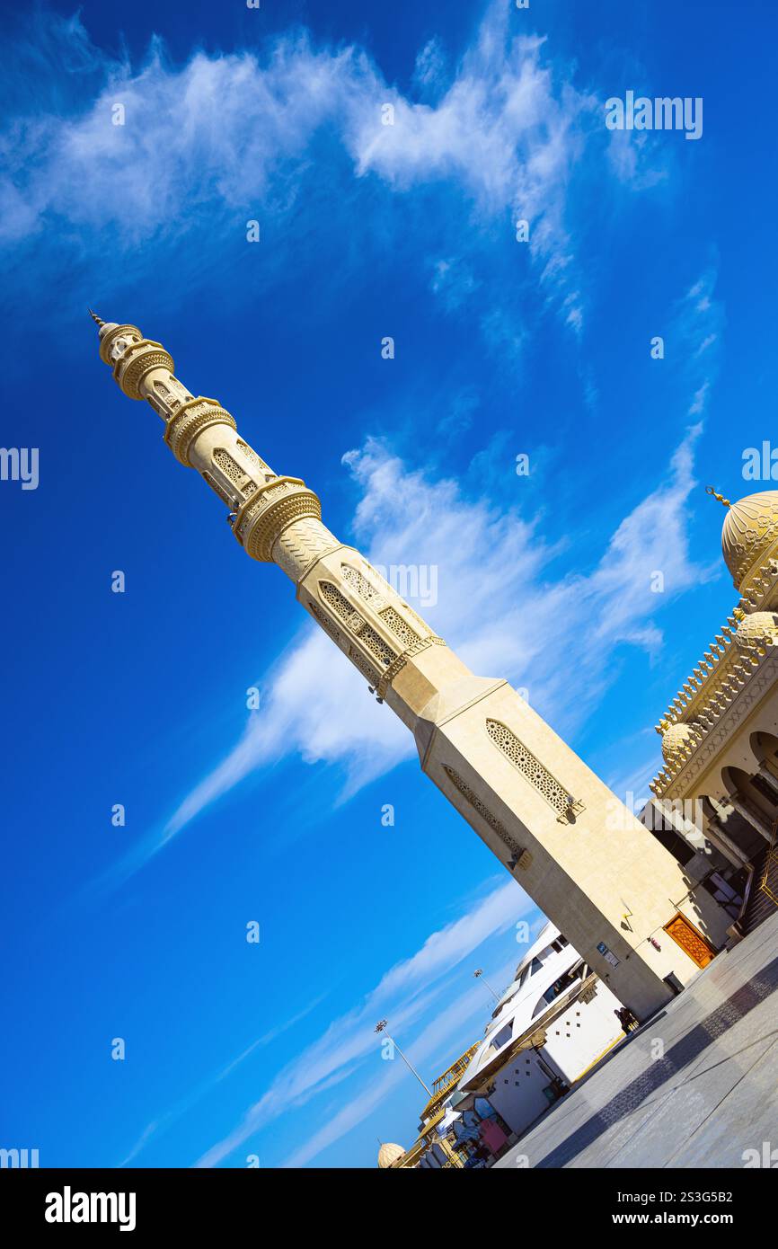 Al Mina Mosque, Hurghada, Red Sea, Egypt Stock Photo - Alamy