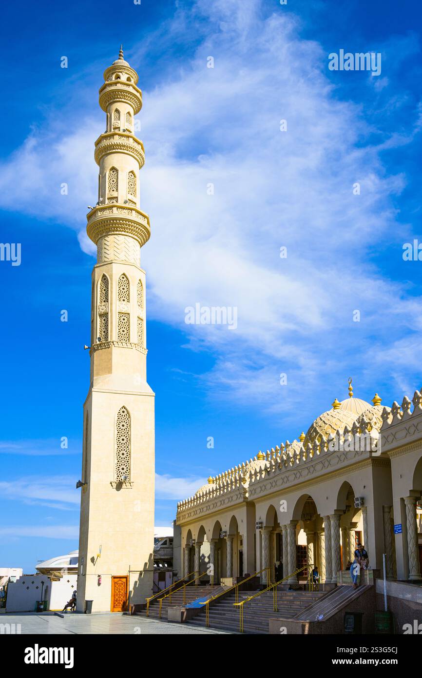 Al Mina Mosque, Hurghada, Red Sea, Egypt Stock Photo - Alamy