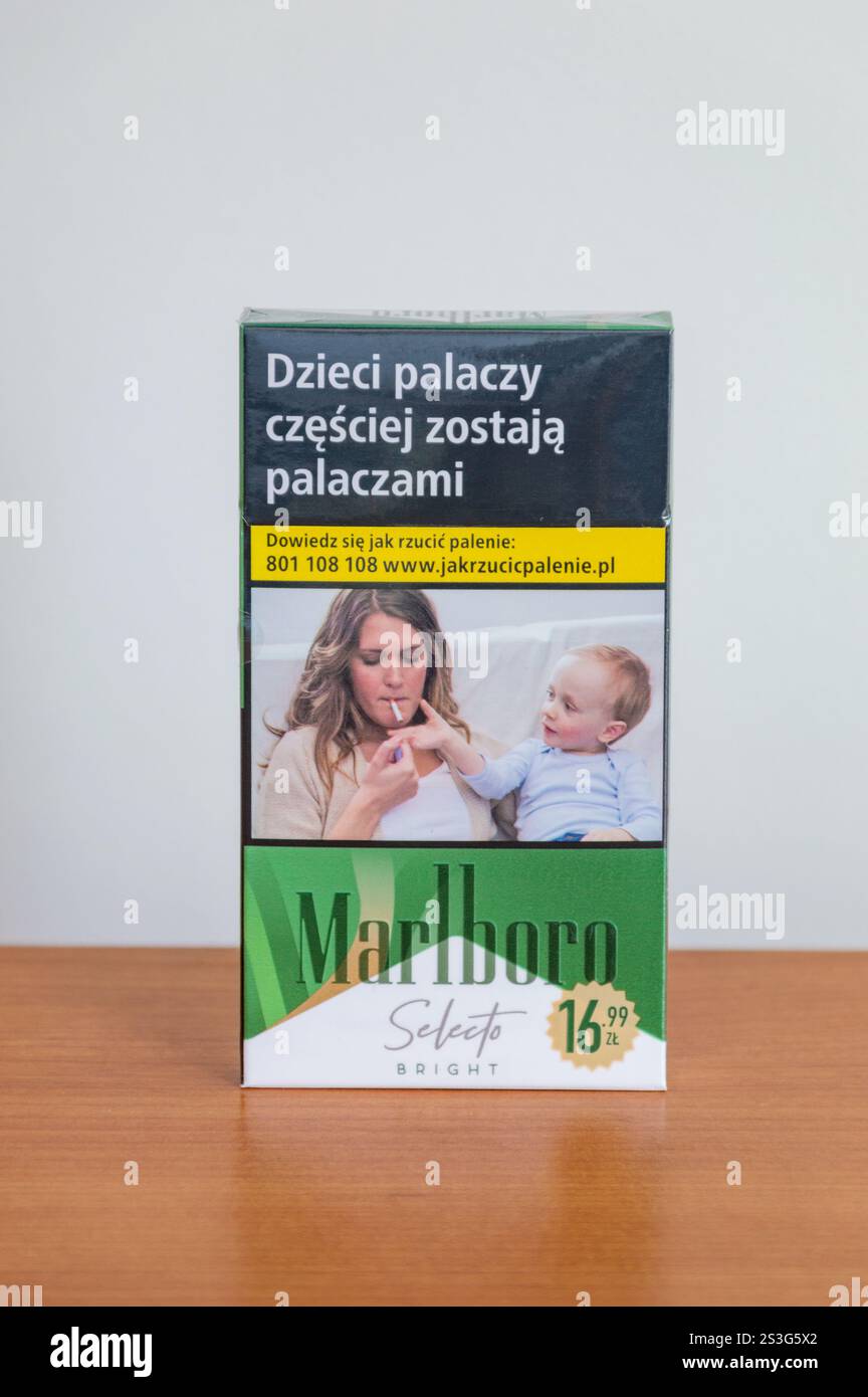 Pruszcz Gdanski, Poland - July 19, 2024: Pack of Marlboro Selecto ...