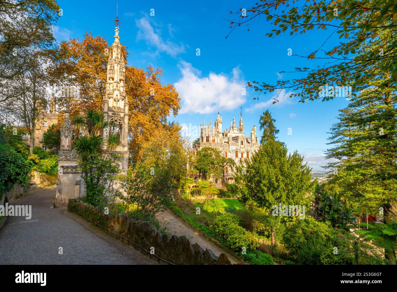 The 16th century Renaissance style Quinta da Regaleira nanor and palace ...