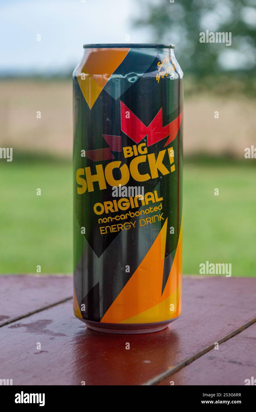 Olesnica Mala, Poland - August 25, 2024: Big Shock original energy ...