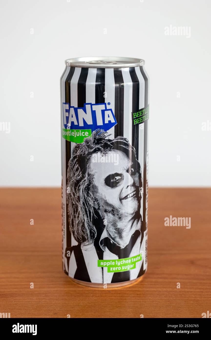 Pruszcz Gdanski, Poland - September 10, 2024: Fanta special edition ...