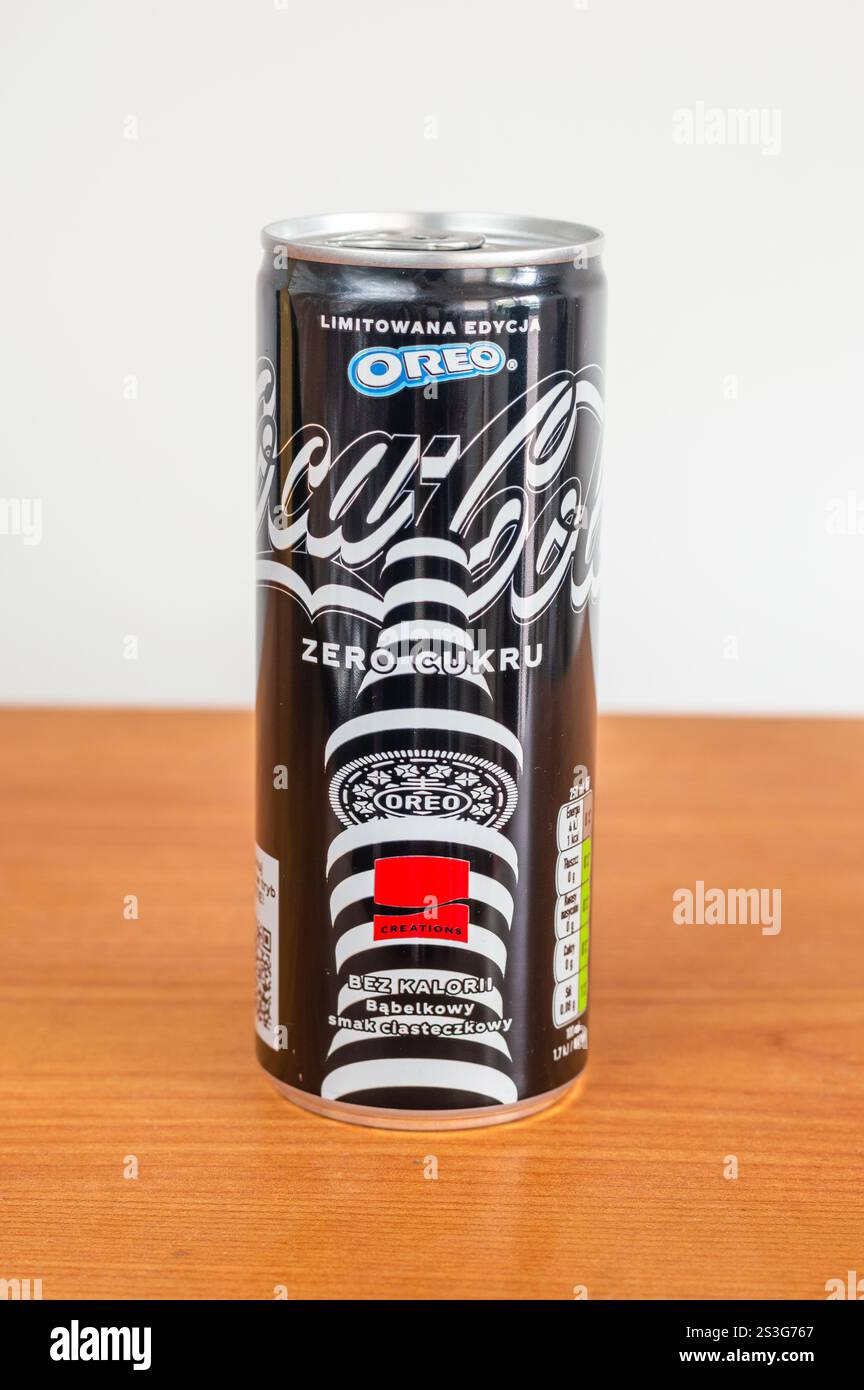 Pruszcz Gdanski, Poland - September 10, 2024: Coca-Cola Oreo special ...