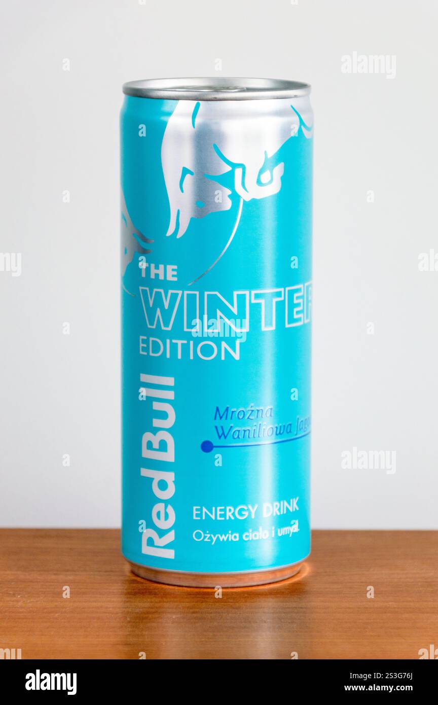 Pruszcz Gdanski, Poland - September 12, 2024: Red Bull special winter ...