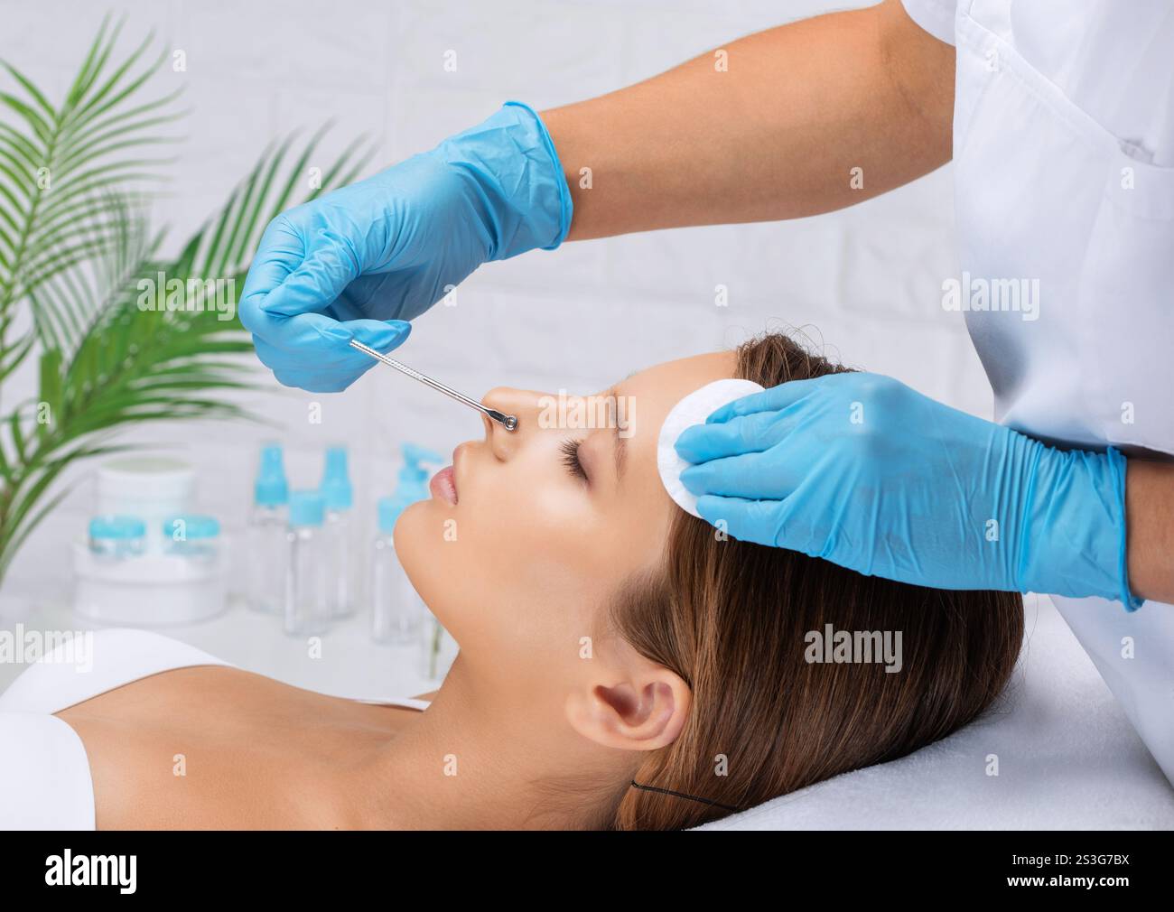 A procedure for cleansing the skin of the face from blackheads and acne ...