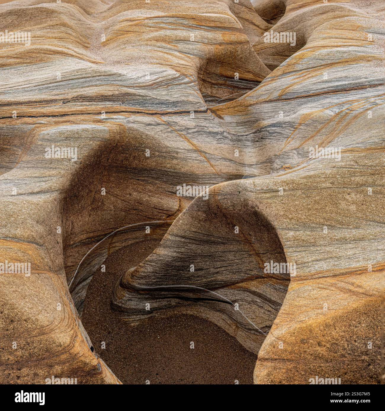 Sandstone rock formation patterns Stock Photo - Alamy