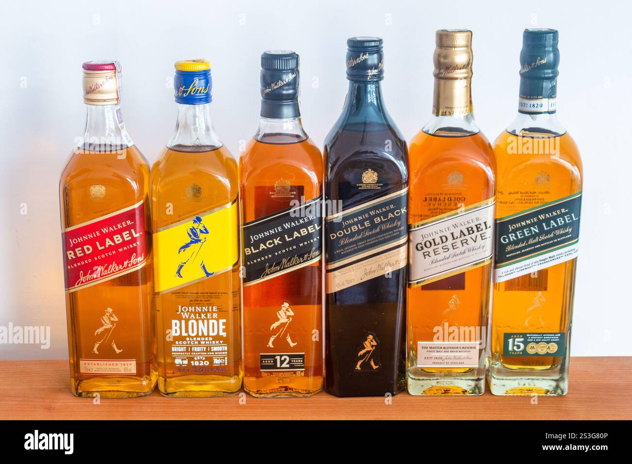 Pruszcz Gdanski, Poland - September 15, 2024: Collection of Johnnie ...