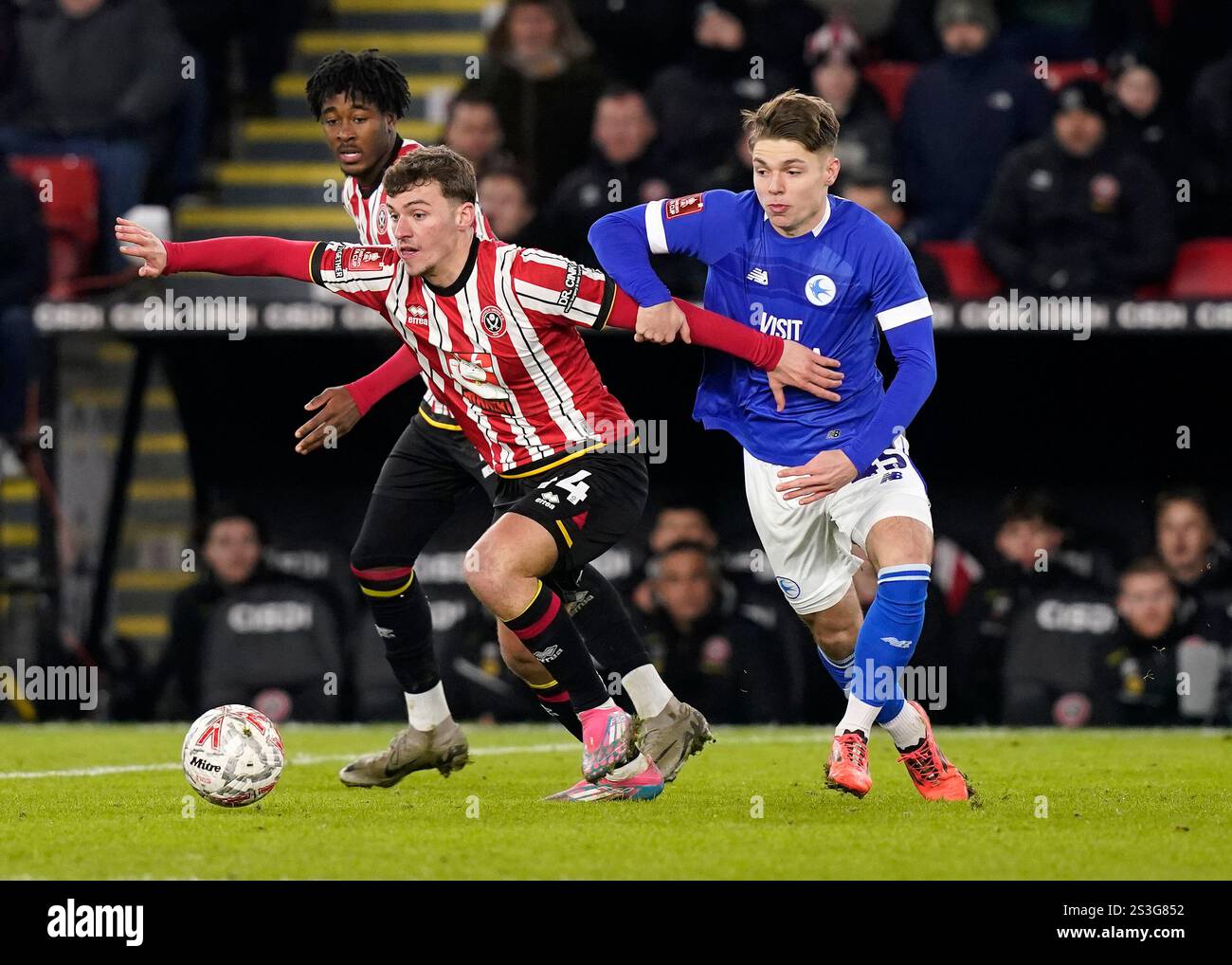 Sheffield, England, 9th January 2025. Harrison Burrows of Sheffield ...