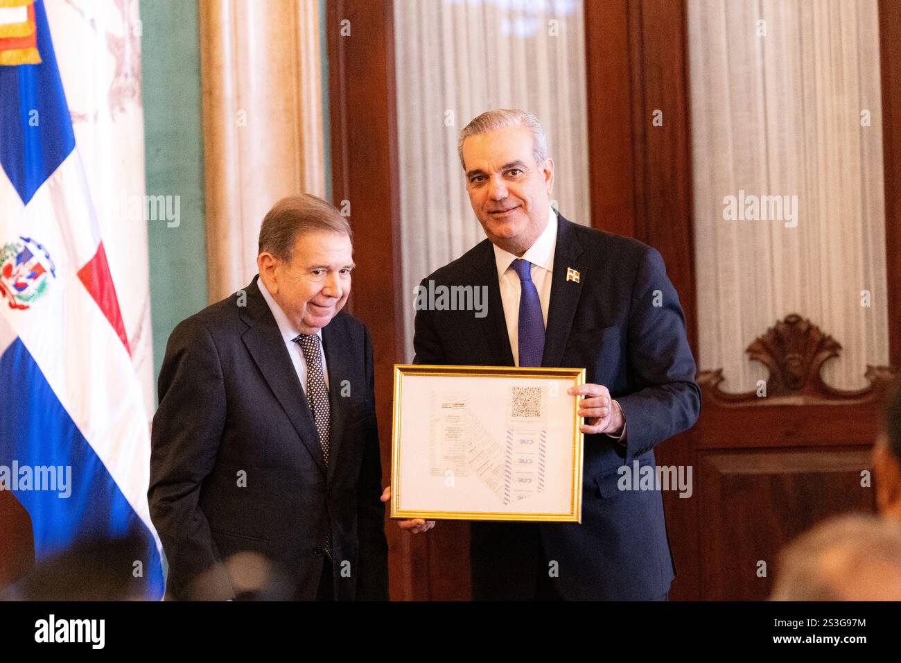 Santo Domingo, Dominican Republic. 09th Jan, 2025. Edmundo Gonzalez ...