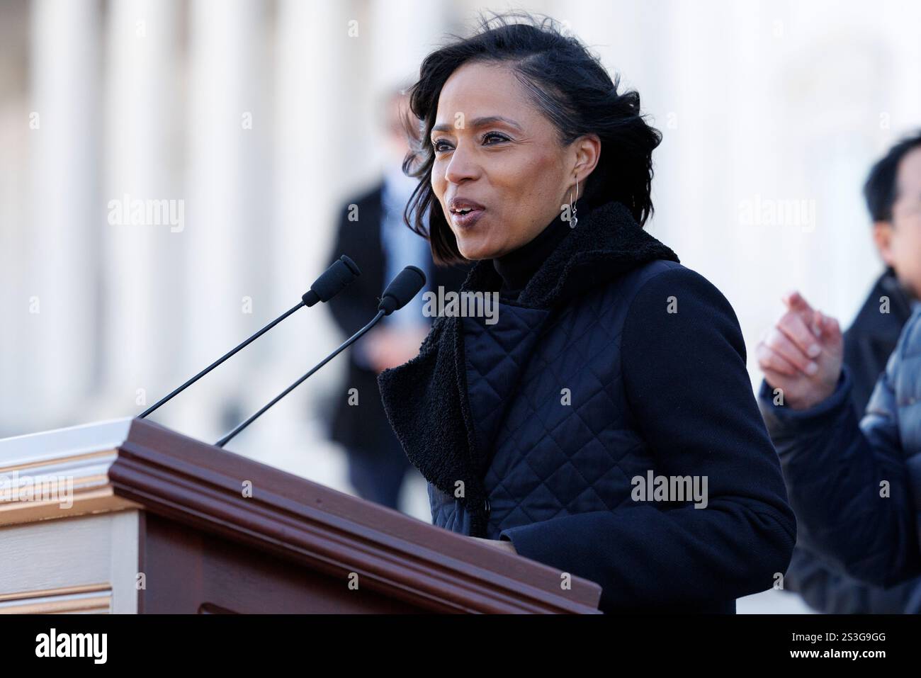 Washington, United States. 09th Jan, 2025. Senator Angela Alsobrooks (D ...