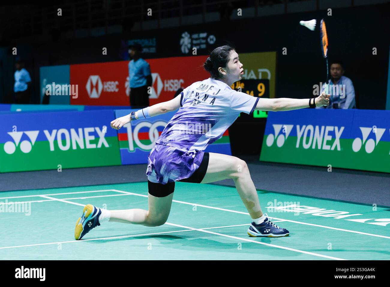 Kuala Lumpur, Malaysia. 09th Jan, 2025. Gao Fang Jie of China plays ...
