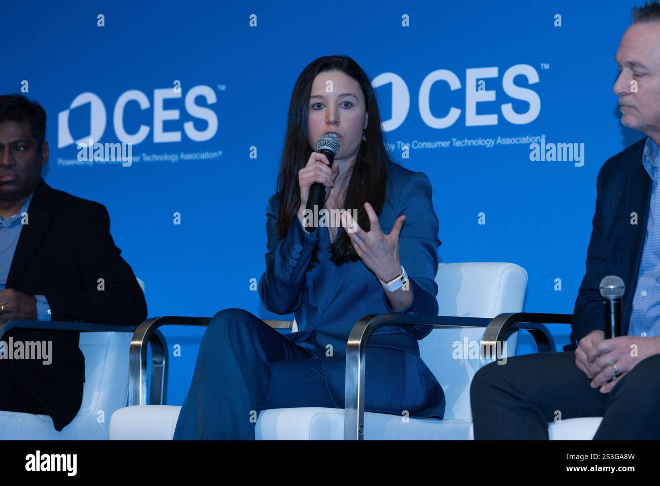 Las Vegas, Nevada, USA. 9th Jan, 2025. ALEXI COFFEY .VP of Product ...