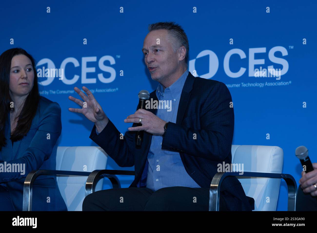 January 9, 2025, Las Vegas, Nevada, USA: SCOTT BURGETT .Senior Director ...